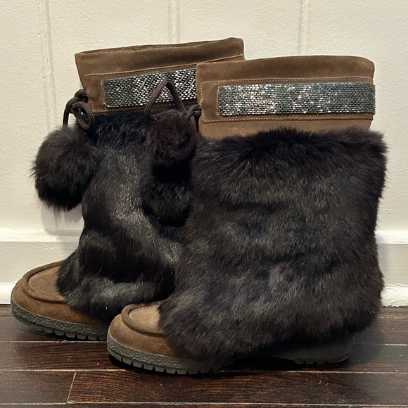 Coach | Shoes | Coach Maryann Rabbit Fur Boots | Poshmark